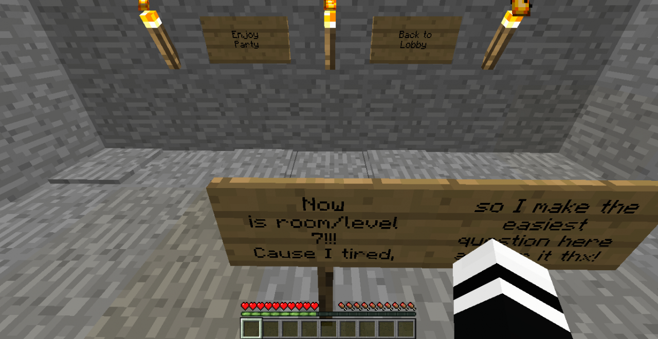 Only one way out Minecraft Map