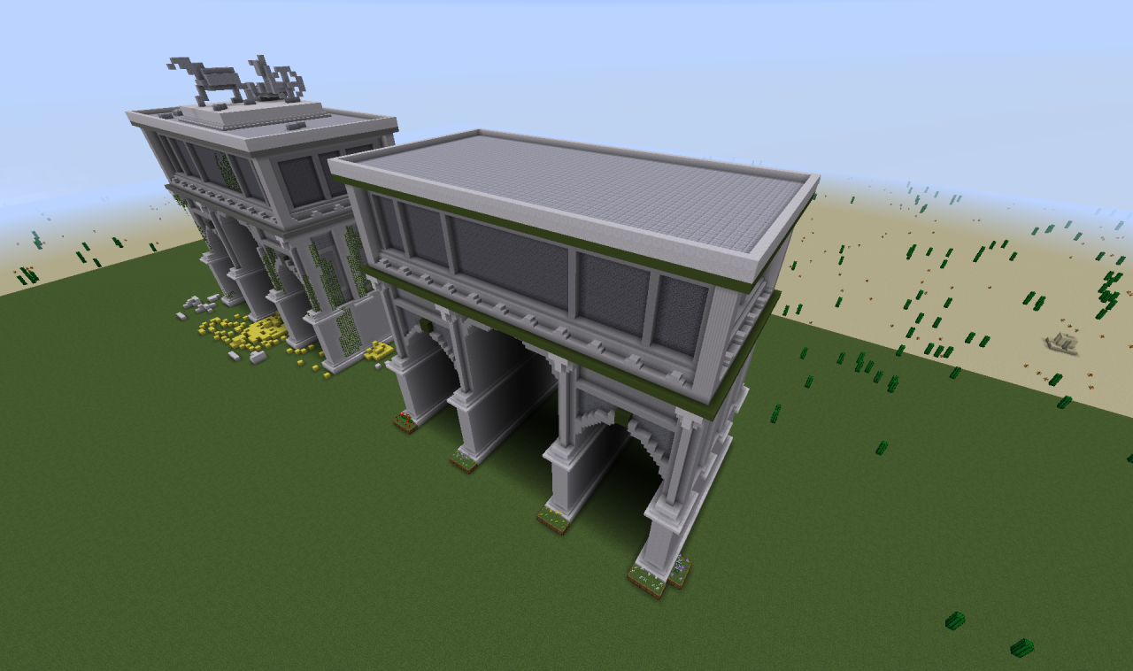 AoE 2 Wonder-like Roman "Triumph Arch" Minecraft Map