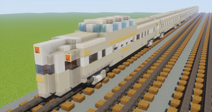 [1.5:1 Scale] CB&Q / D&RGW / WP California Zephyr passenger train ...