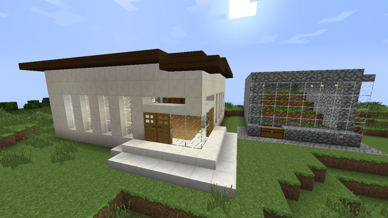 house survival game Minecraft Map