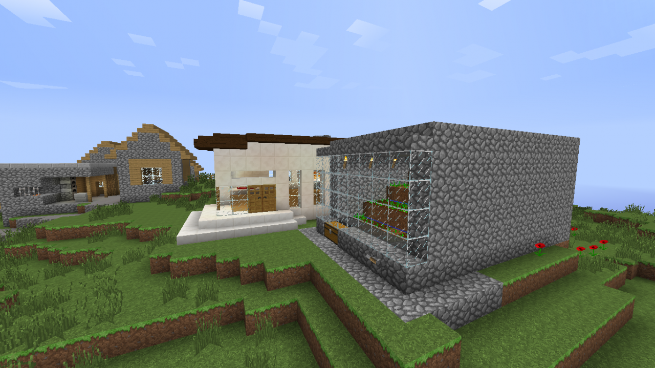 house survival game Minecraft Map