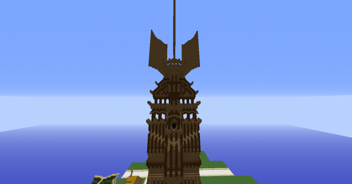 Wooden Orthanc Minecraft Map