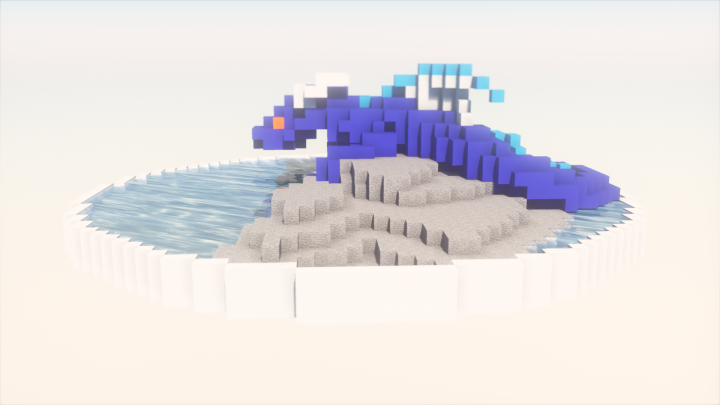 Water Dragon Hatchling Organic Minecraft Map