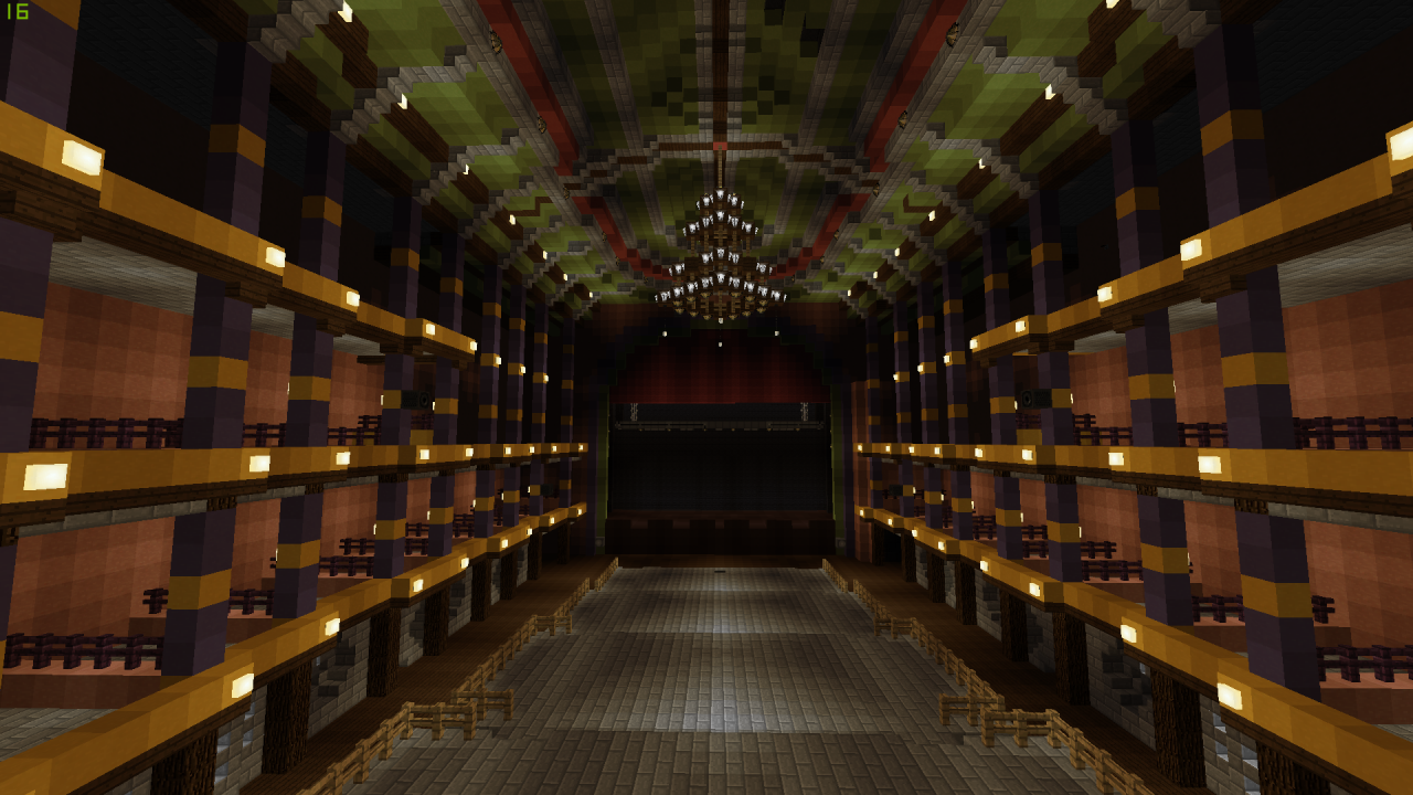 Big functional theater Minecraft Map