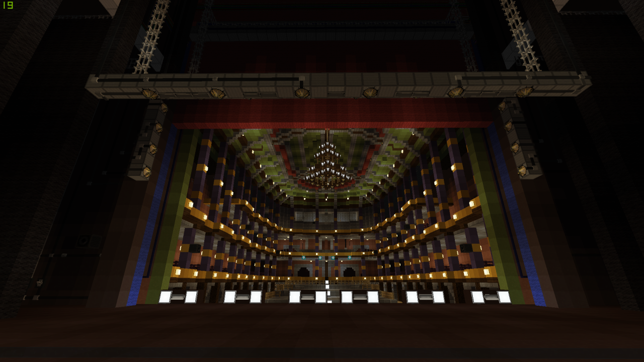Big functional theater Minecraft Map