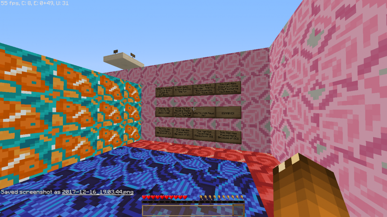 Colour Block Puzzle Minecraft Map