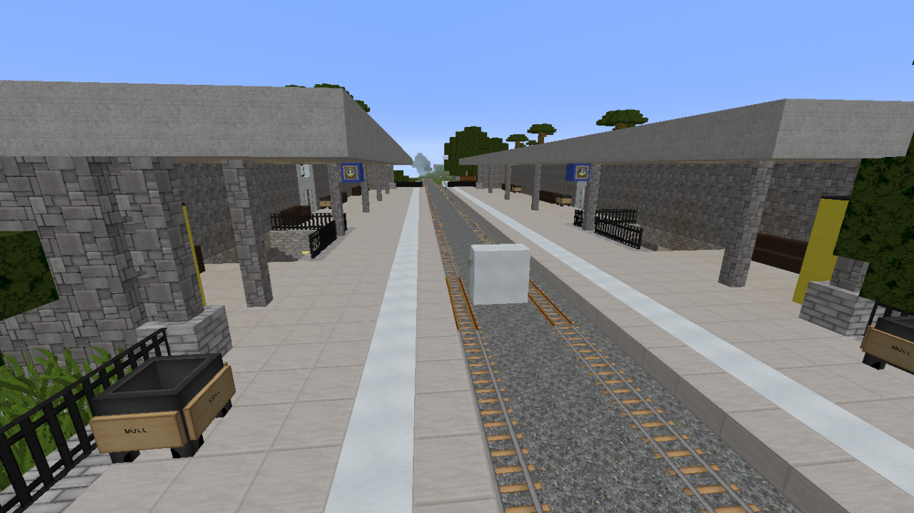 Train Station "Stadthaus" Minecraft Map