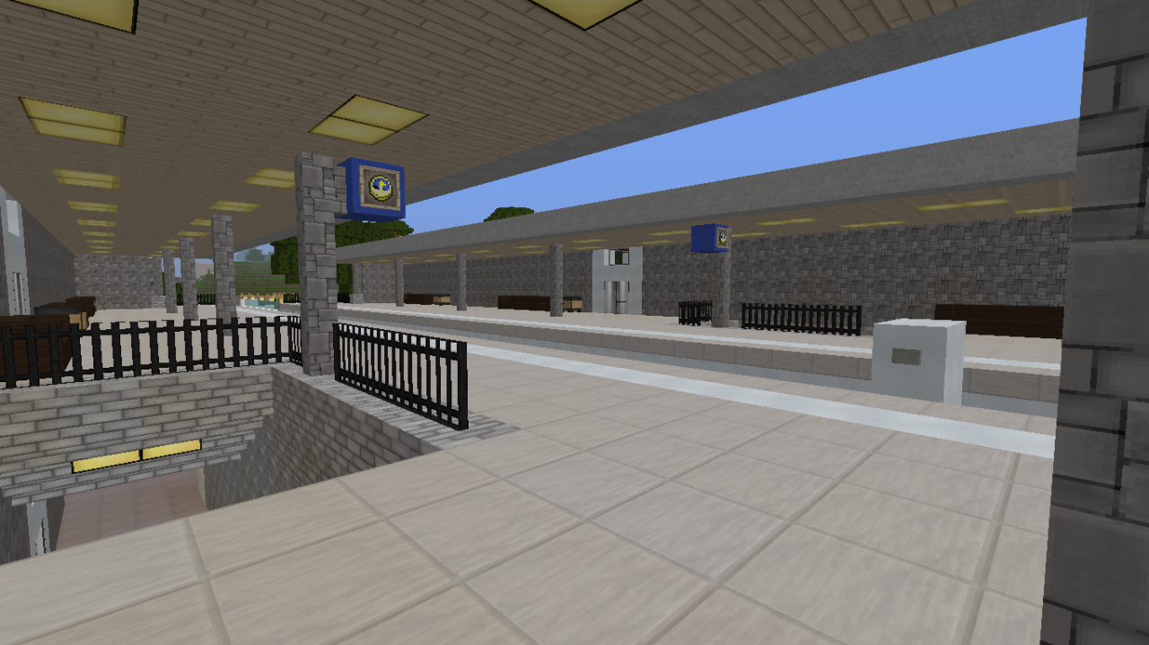 Train Station "Stadthaus" Minecraft Map