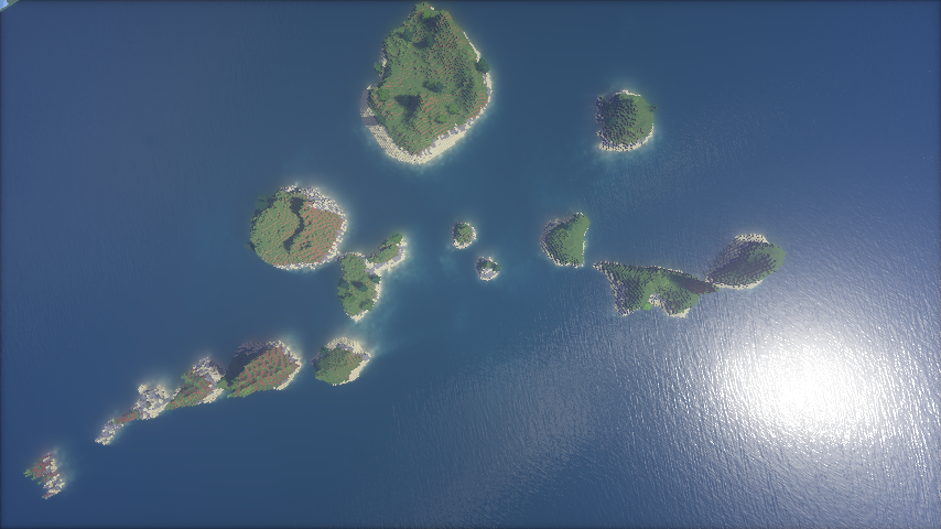 WorldPainter- Small Island Chain Minecraft Map