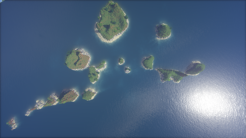 WorldPainter- Small Island Chain Minecraft Map