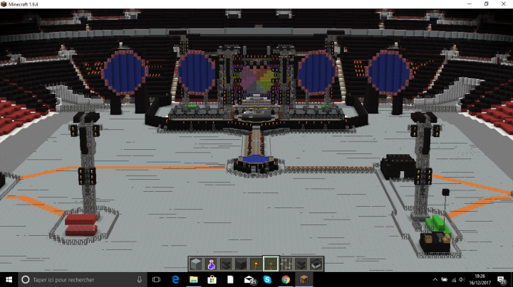 Coldplay Stage Wembley 2016 Minecraft Map