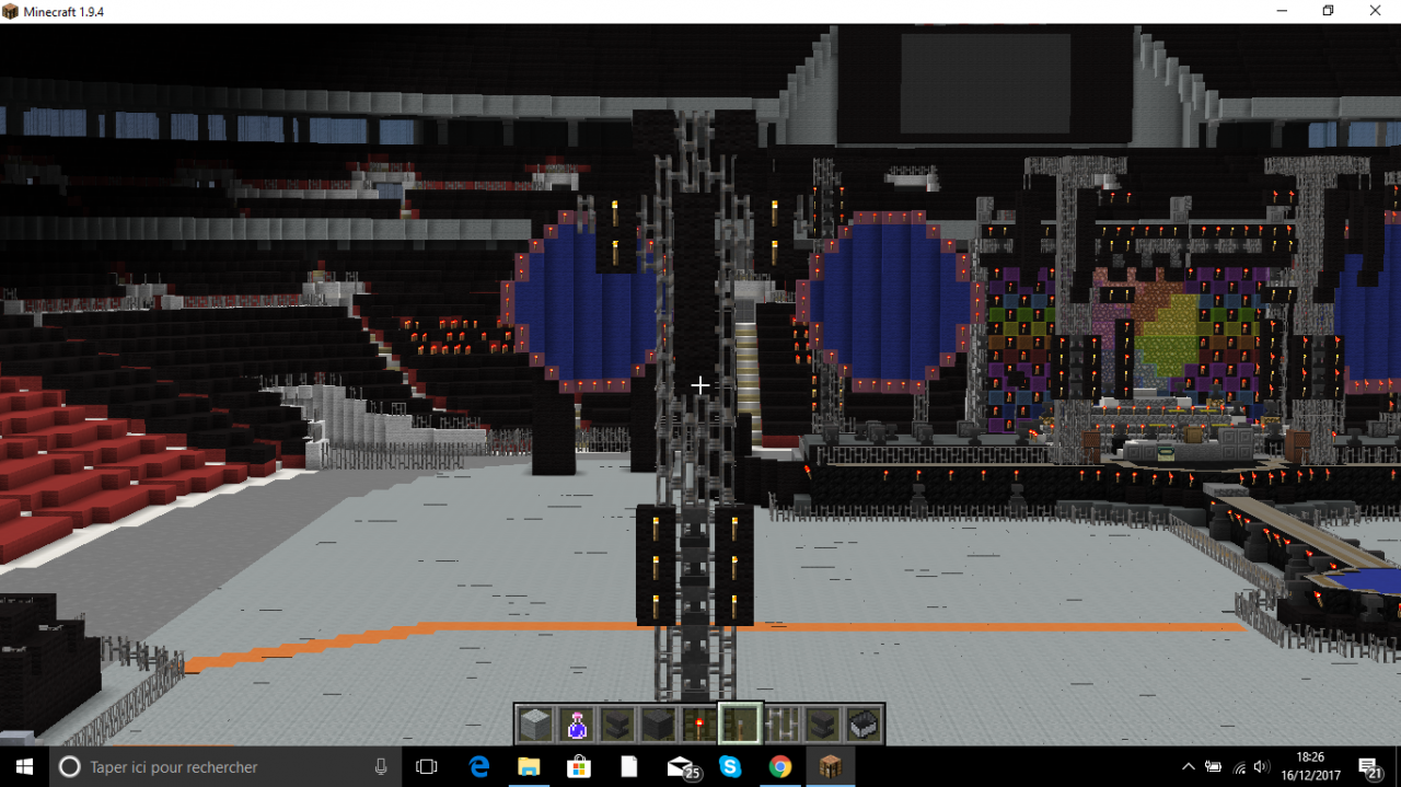 Coldplay Stage Wembley 2016 Minecraft Map