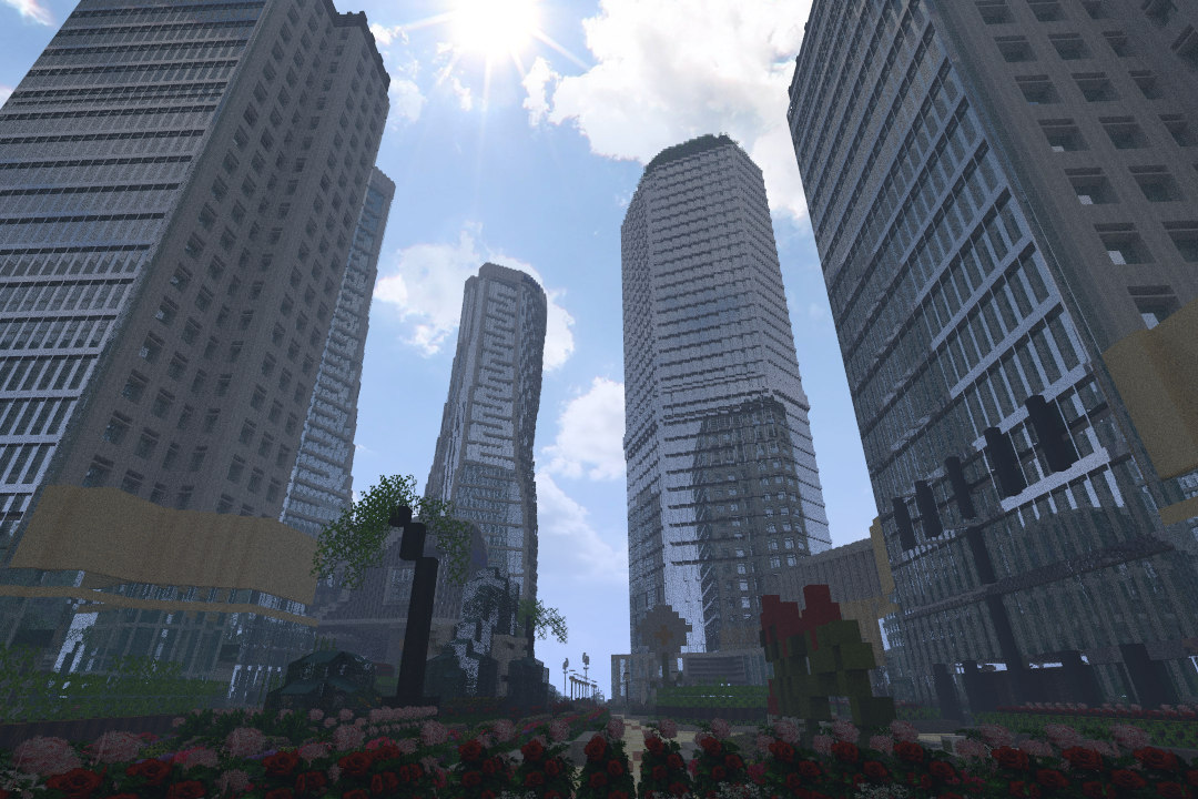 [GN] Forest City South Island's some buildings preview Minecraft Map