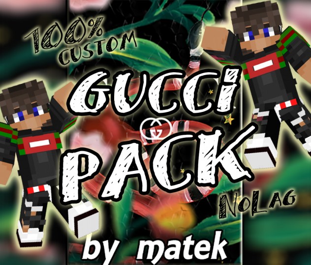 Gucci Pack - 100% custom item Minecraft Texture Pack