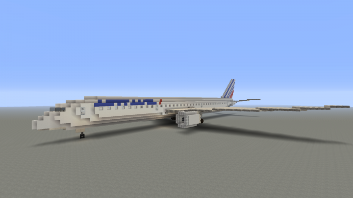 Air France Boeing 787-9 Minecraft Map