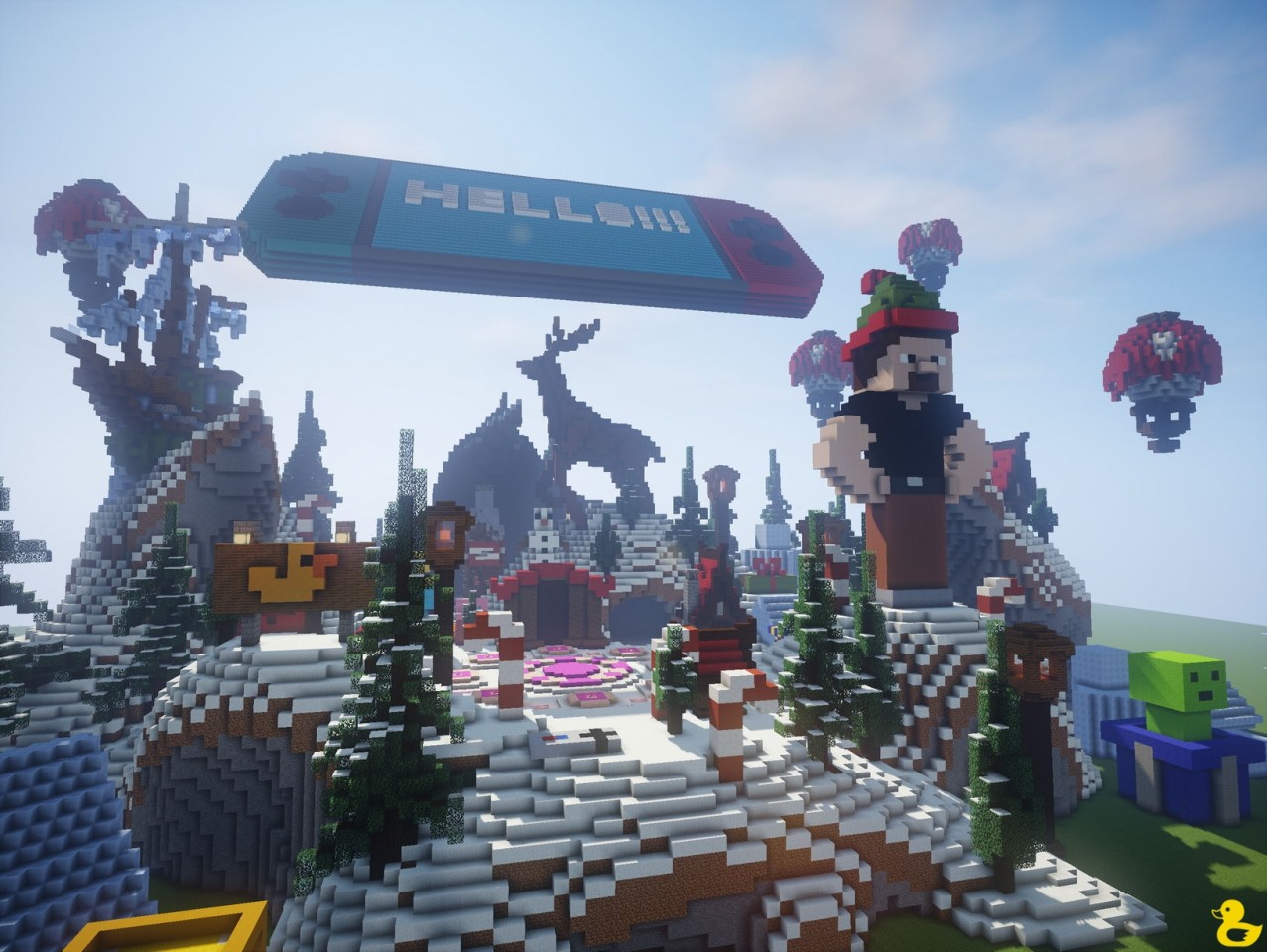 Winter Games Hub Minecraft Map