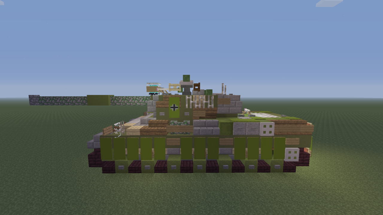West German Bundeswehr Leopard 1A3 main battle tank Minecraft Map