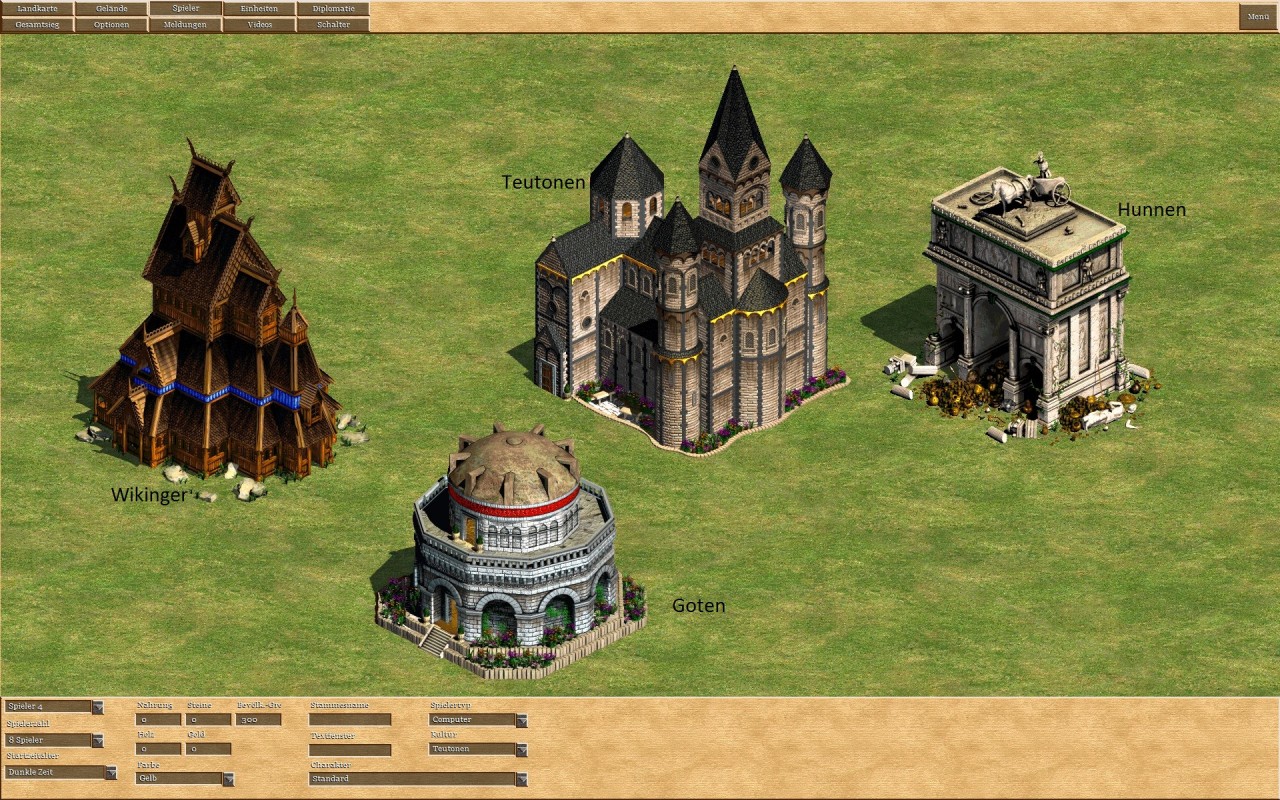 AoE-II Hunnish' Wonder "Arch of Constantine" Minecraft Map