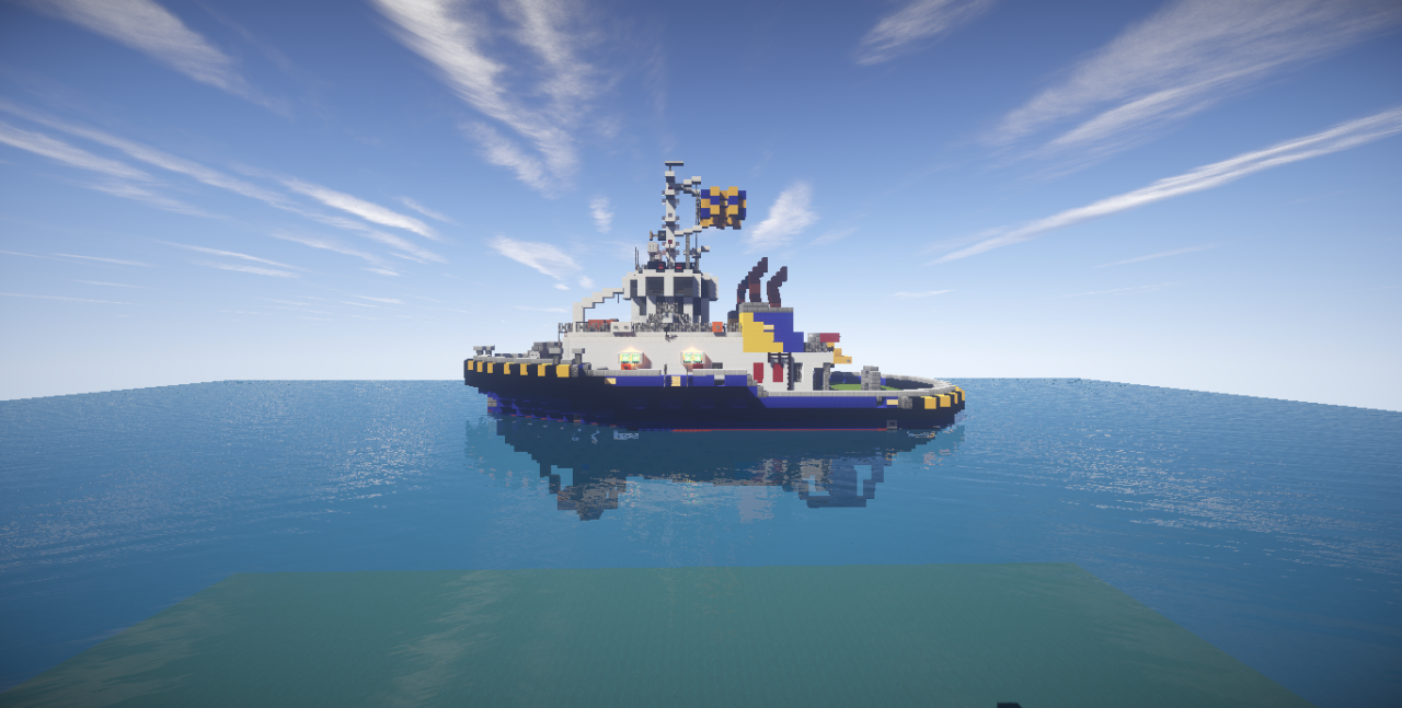 Tugboat Donau [ Full interior ] Minecraft Map