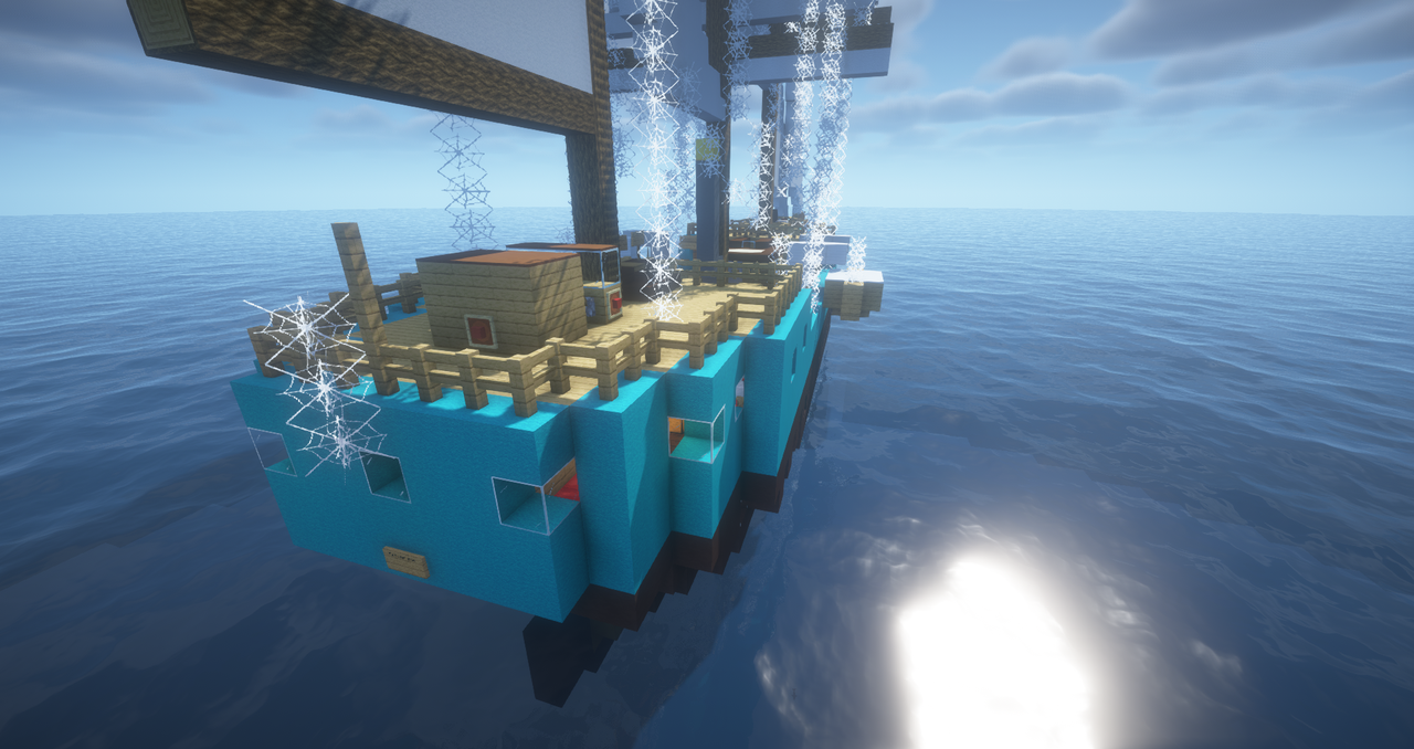 FIctonal sailing ship Minecraft Map
