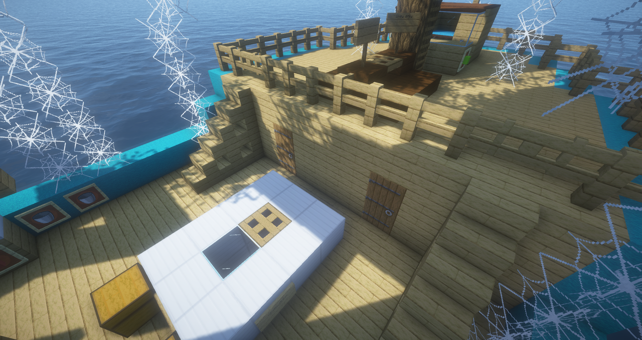 FIctonal sailing ship Minecraft Map