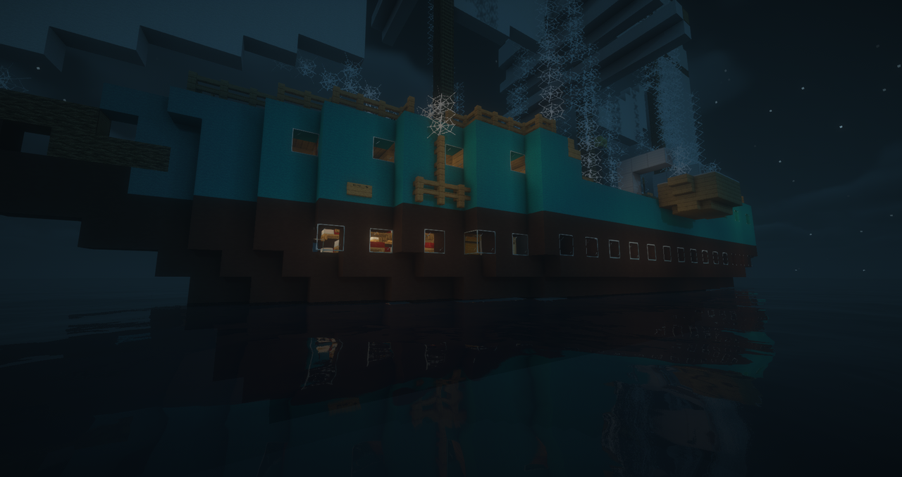 FIctonal sailing ship Minecraft Map