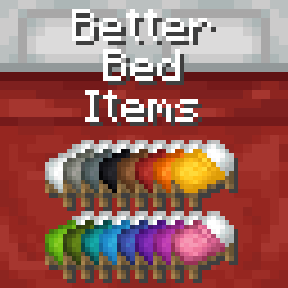 Better Bed Items Minecraft Texture Pack