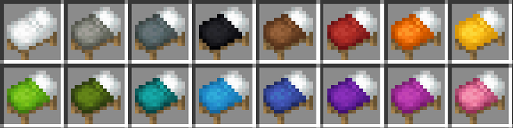 Better Bed Items Minecraft Texture Pack