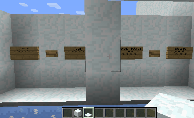 snowball war 1.12.2 (multiplayer)1.0 Minecraft Map