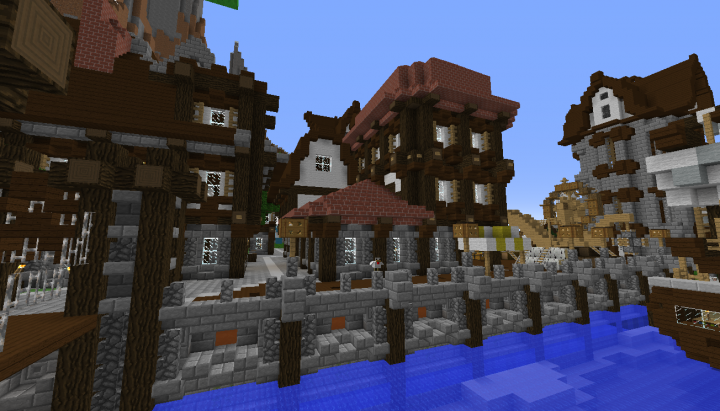 Small port village Minecraft Map