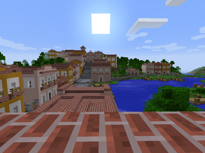 Brazilian Colonial-Neoclassical City Minecraft Map