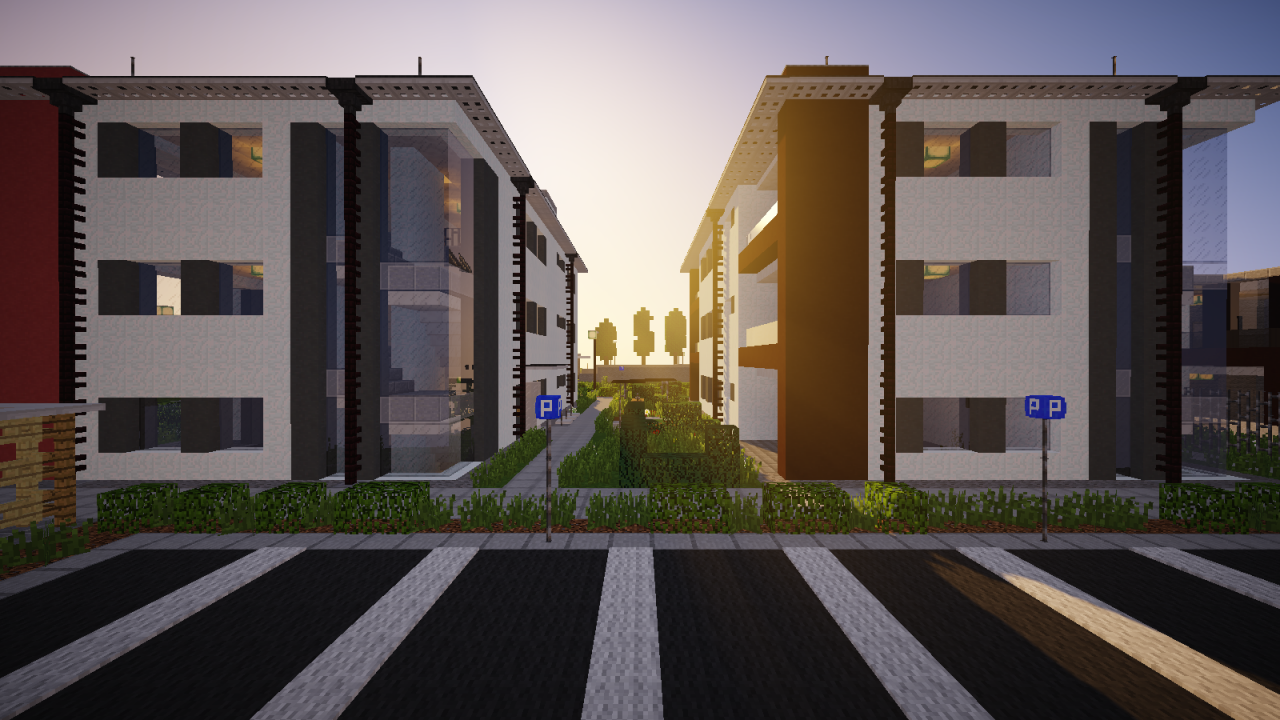 Residential Area Horizon City South |HC Minecraft Map
