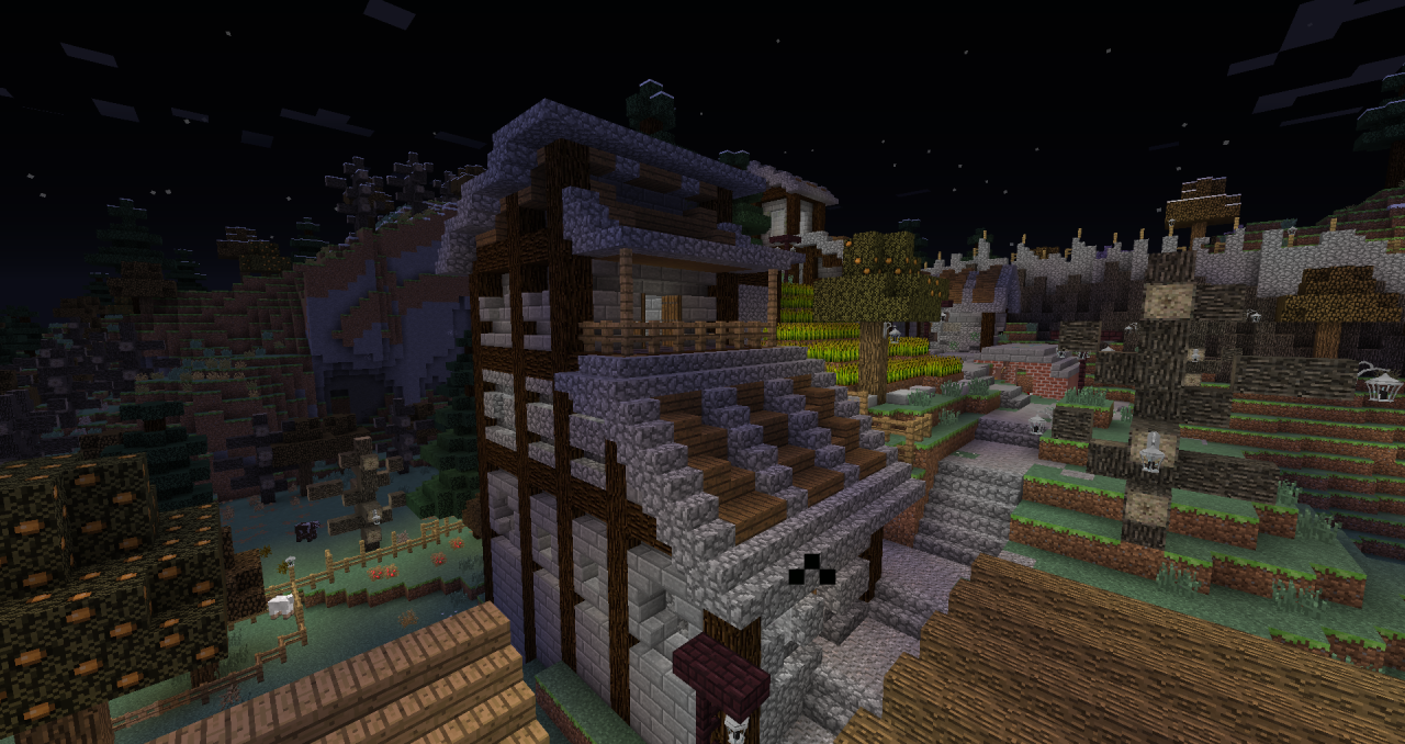 Minecraft Village Renovated In Survival Minecraft Map