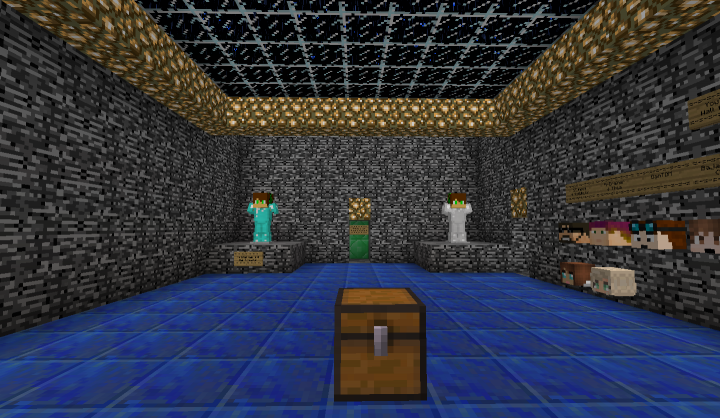 Diamond Find the Button Map Minecraft Map