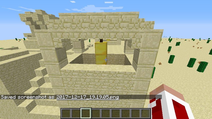 Better desert temple Minecraft Map