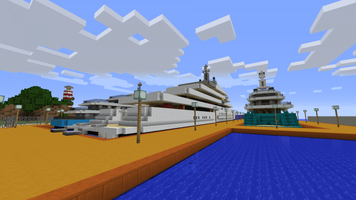 Minecraft - Modern Mega Yachts Minecraft Map