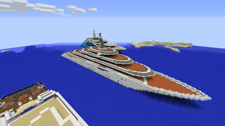 Minecraft - Modern Mega Yachts Minecraft Map