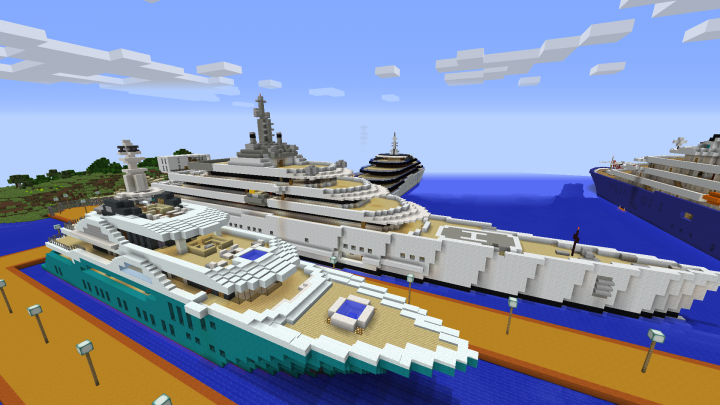 Minecraft - Modern Mega Yachts Minecraft Map