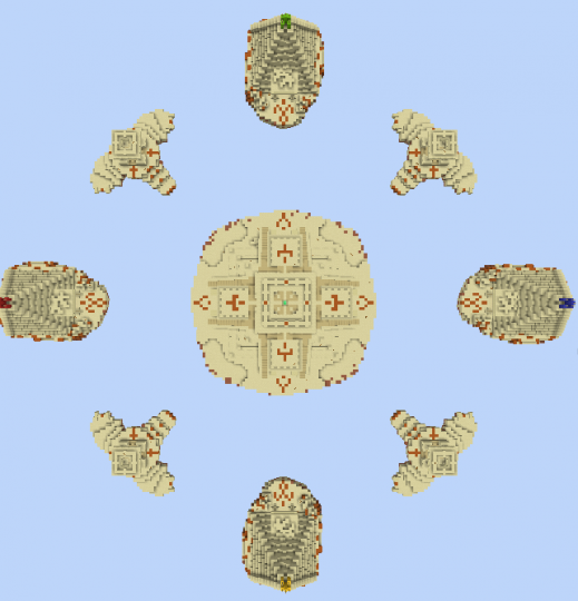 Bedwars Map - Cairo (4v4) Minecraft Map