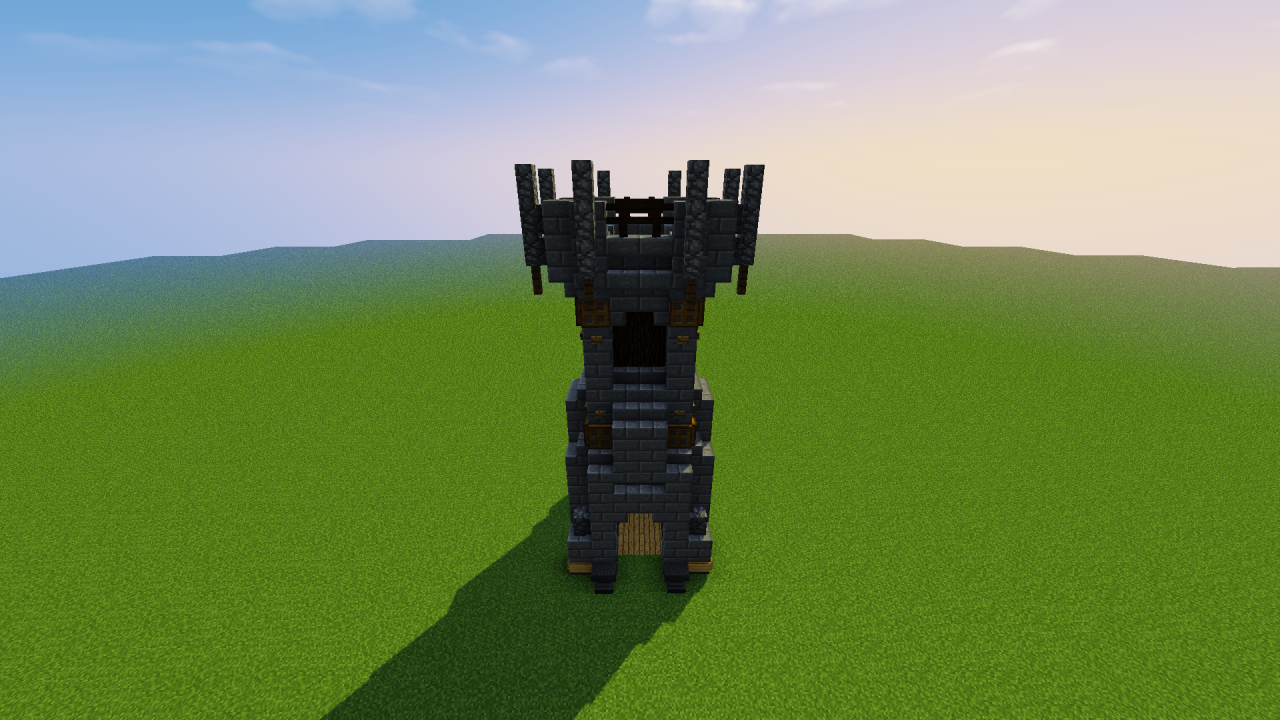 Medieval Tower Prop -Schematic- Minecraft Map