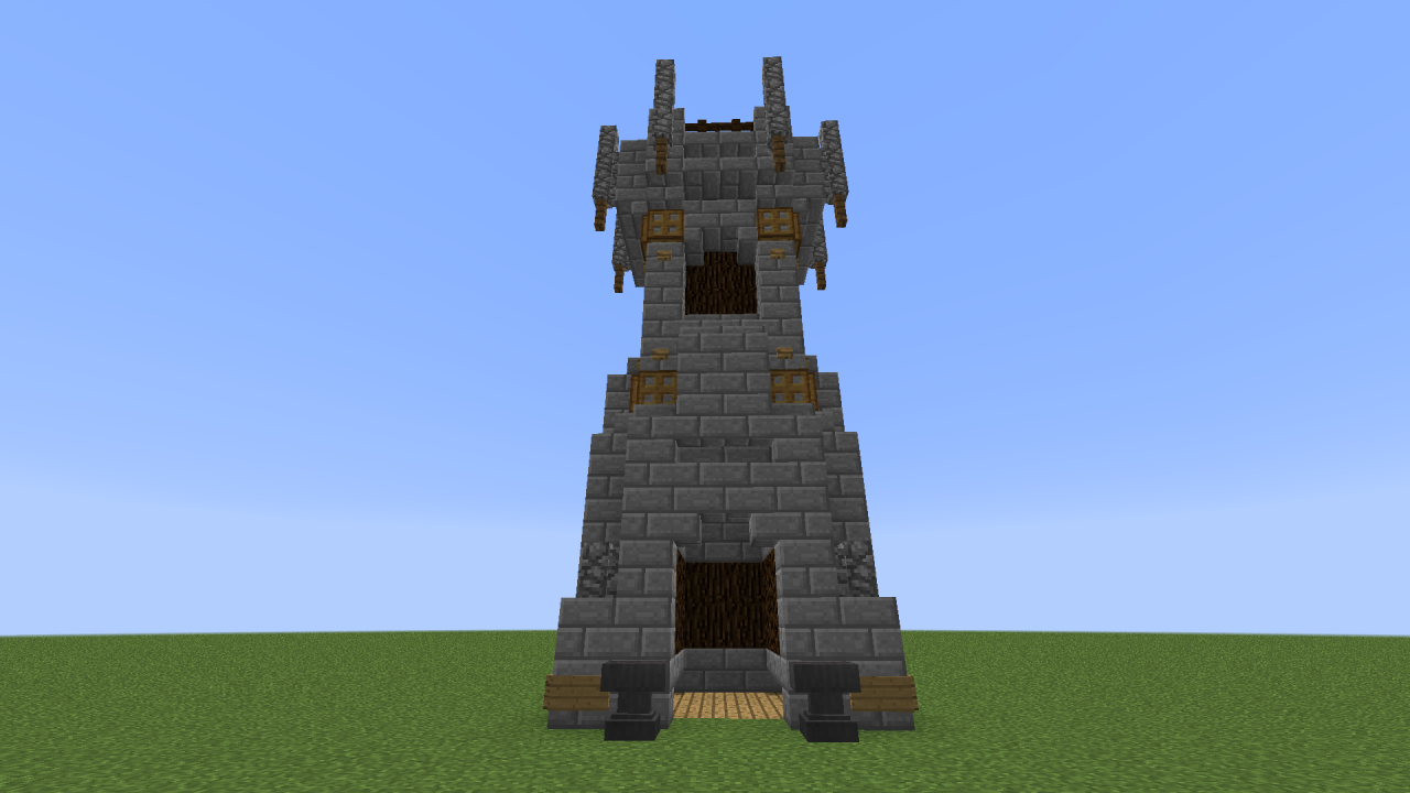 Medieval Tower Prop -Schematic- Minecraft Map