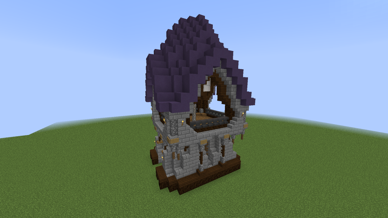 Medieval Bell Temple -Schematic- Minecraft Map