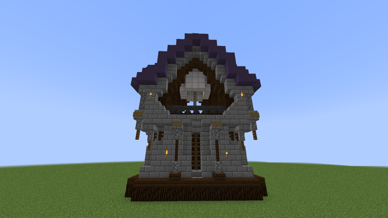 Medieval Bell Temple -Schematic- Minecraft Map