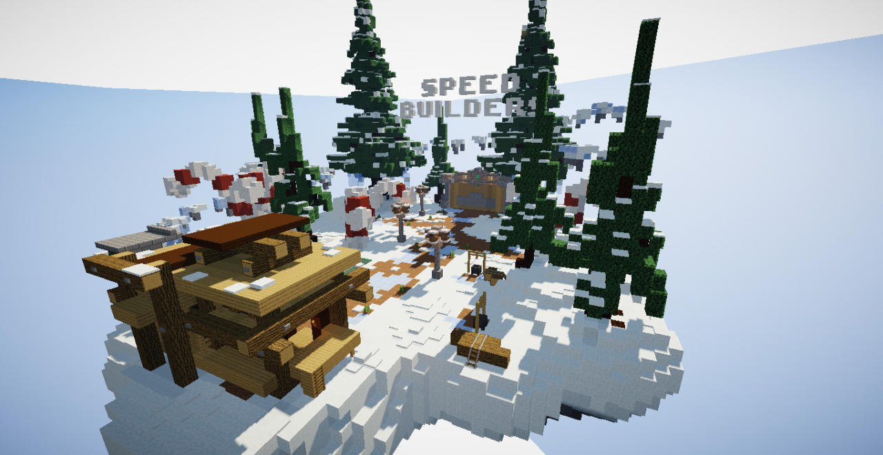 Winter Spawn | SpeedBuilders Minecraft Map