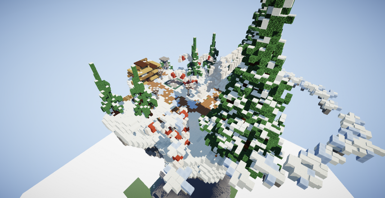 Winter Spawn | SpeedBuilders Minecraft Map