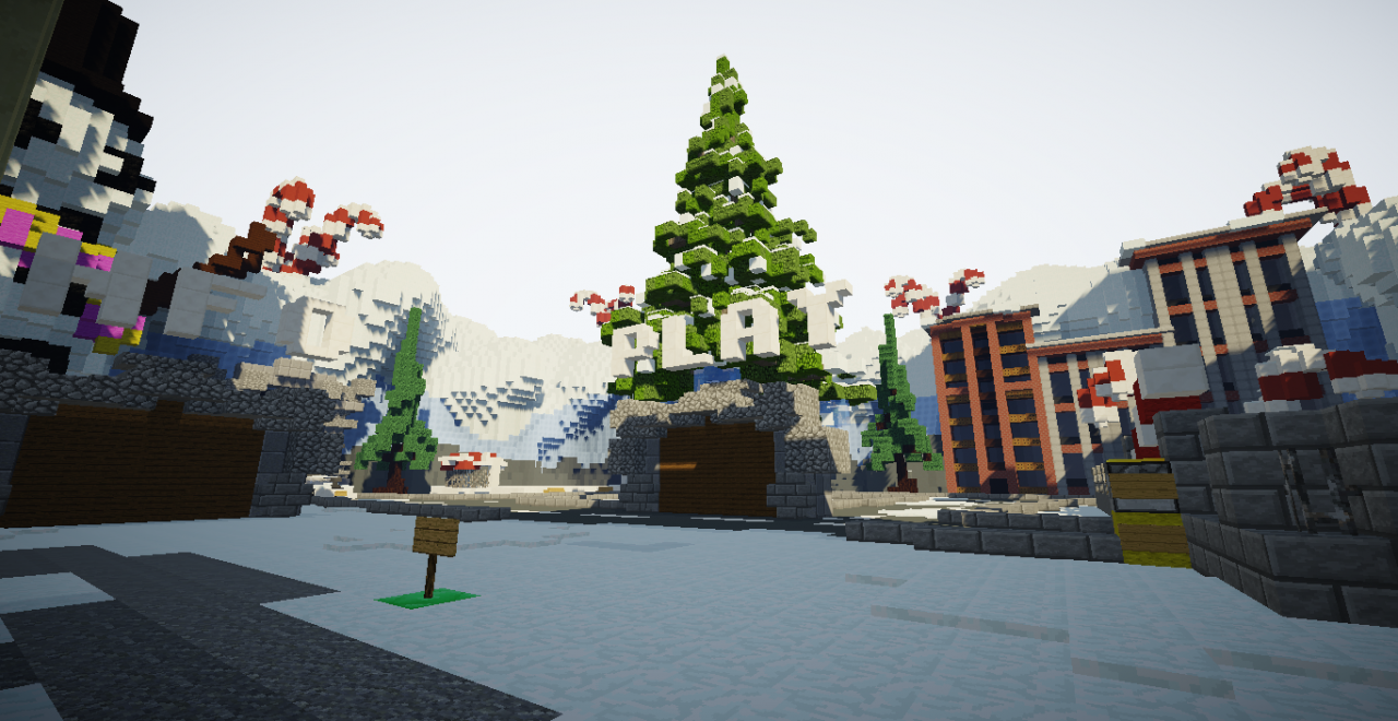Winter Spawn | HideAndSeek Minecraft Map