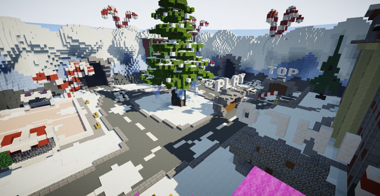 Winter Spawn | HideAndSeek Minecraft Map