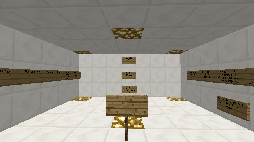 Spleef Minigame: 2-4 Players Minecraft Map