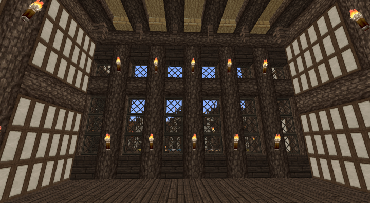 Medieval town hall Minecraft Map