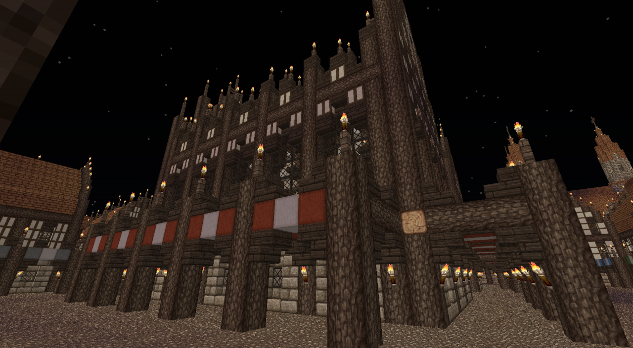 Medieval town hall Minecraft Map